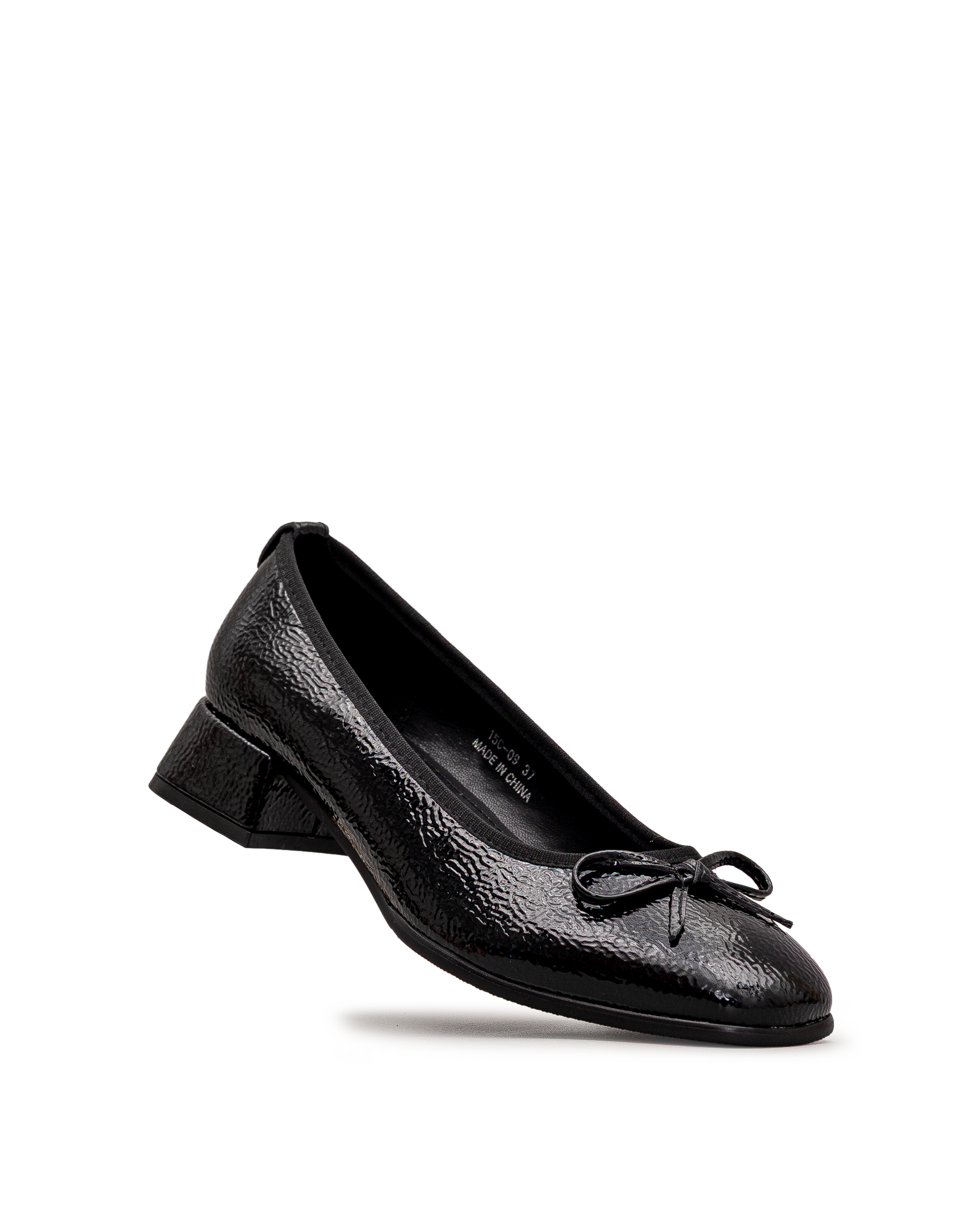 Bloom&Co – Chaussures noires élégantes et confort verni – Club Chaussures